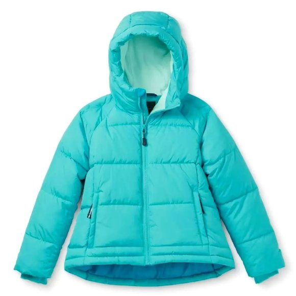 all in motion | Jackets & Coats | New Girls Puffer Jacket Coat Teal ...